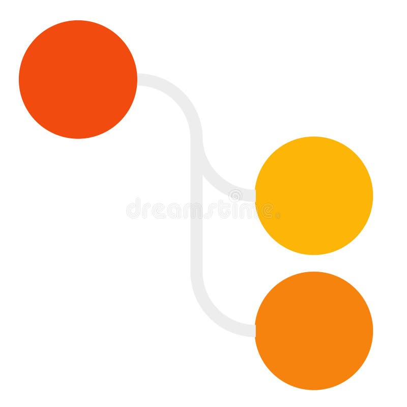 Nodes Circles With Connections. Interconnected Circles Infographics ...