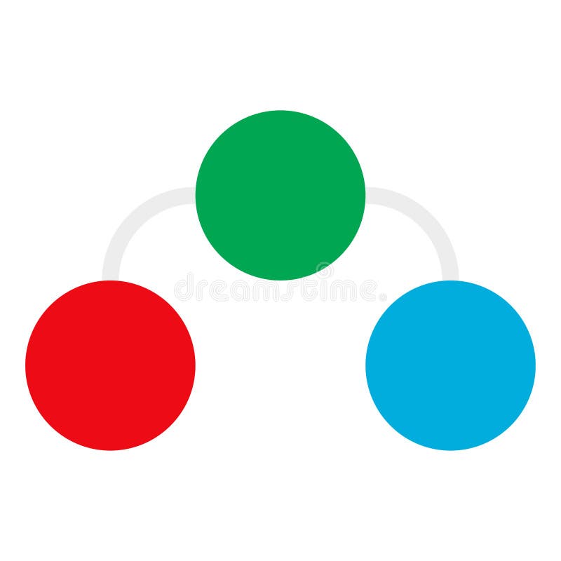 Nodes Circles with Connections. Interconnected Circles Infographics ...