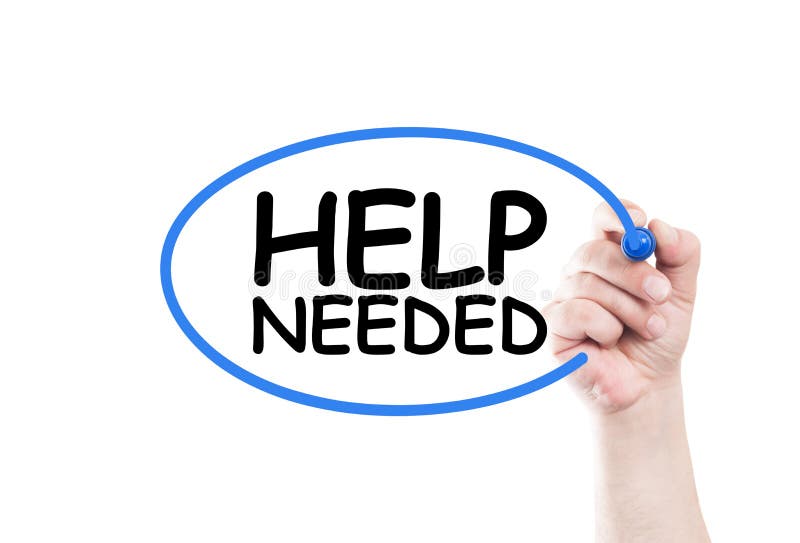 Nodig Hulp. De Drenkeling Dient Overzees In Stock Foto - Afbeelding ...