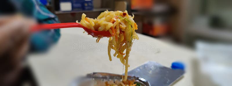 Nodules food eating stock image. Image of insect, dish - 256210225