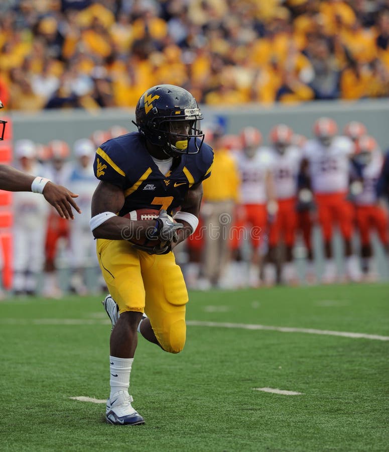 Noel Devine - WVU Running Back Editorial Photo - Image of west ...
