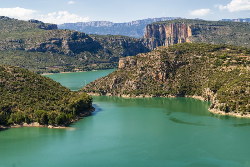 Noguera (Catalunya), river stock image. Image of sunny - 67039417