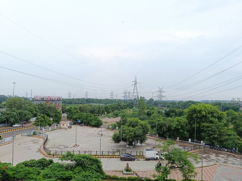 Noida , India - High Voltage Electric Tower in Noida 18 August 2024 ...
