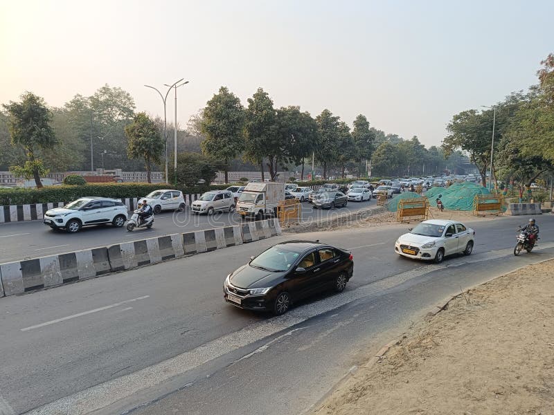 Noida , India - Traffic on Highway , a Picture of Traffic on Highway in ...