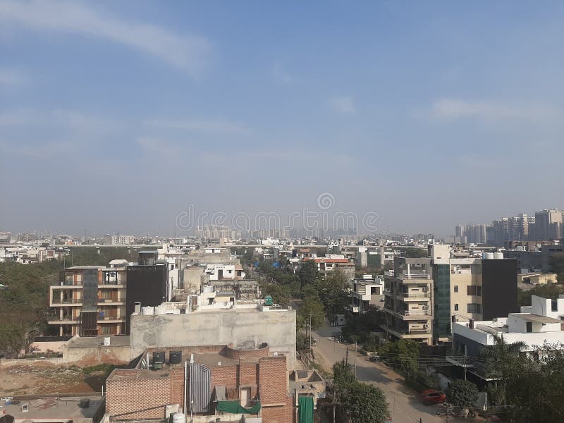 Noida Looks in Winter Season Stock Image - Image of noida, season ...