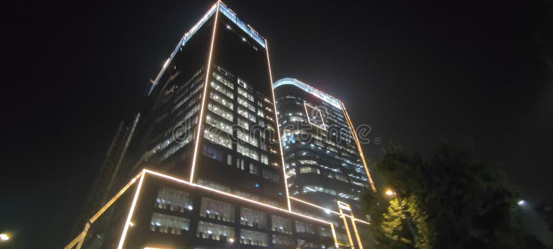 Noida Skymark One Buildings Editorial Stock Image - Image of metropolis ...