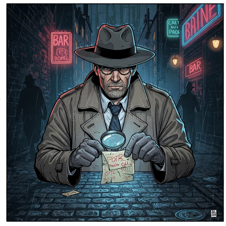 Detective Drawing Stock Illustrations – 7,711 Detective Drawing Stock ...