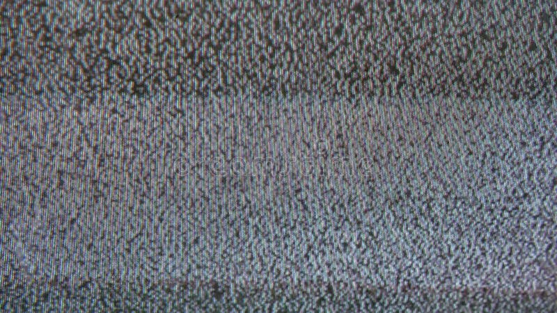Noise Bad Signal Tv Interference Screen the Television Stock Footage ...