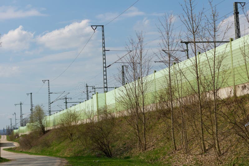 Noise Barrier Train Stock Photos - Free & Royalty-Free Stock Photos ...