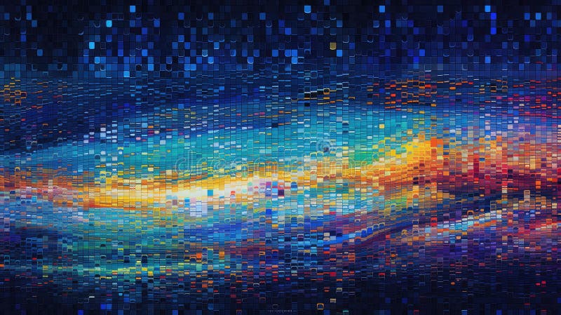 Pixelated Universe Stock Illustrations – 608 Pixelated Universe Stock ...