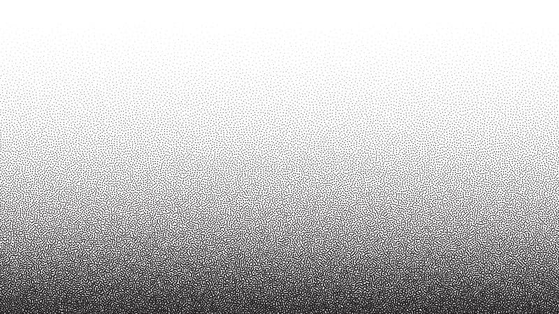Noise Grain Background, Pointillism Dots Gradient or Dotwork Pattern ...