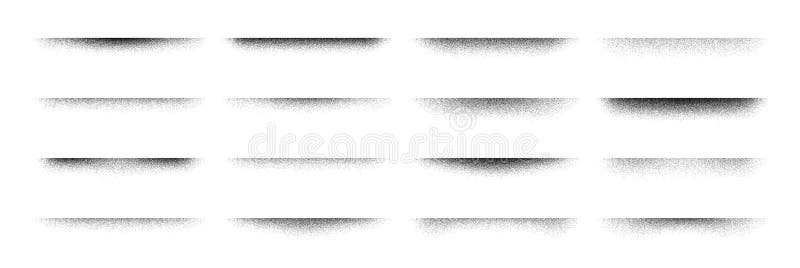 Noise Grain Edge Shadows, Ink Spray Paint Airbrush Stock Vector ...