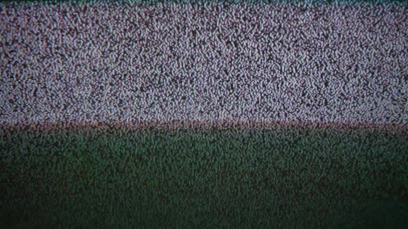 Noise Interference Bad Signal Screen Tv the Television Stock Image ...