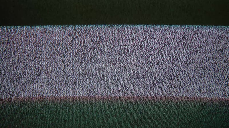 Noise Tv Interference Bad Signal Screen the Television Stock Image ...