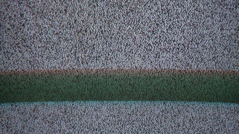 Noise Interference Tv Bad Signal Screen the Television Stock Image ...
