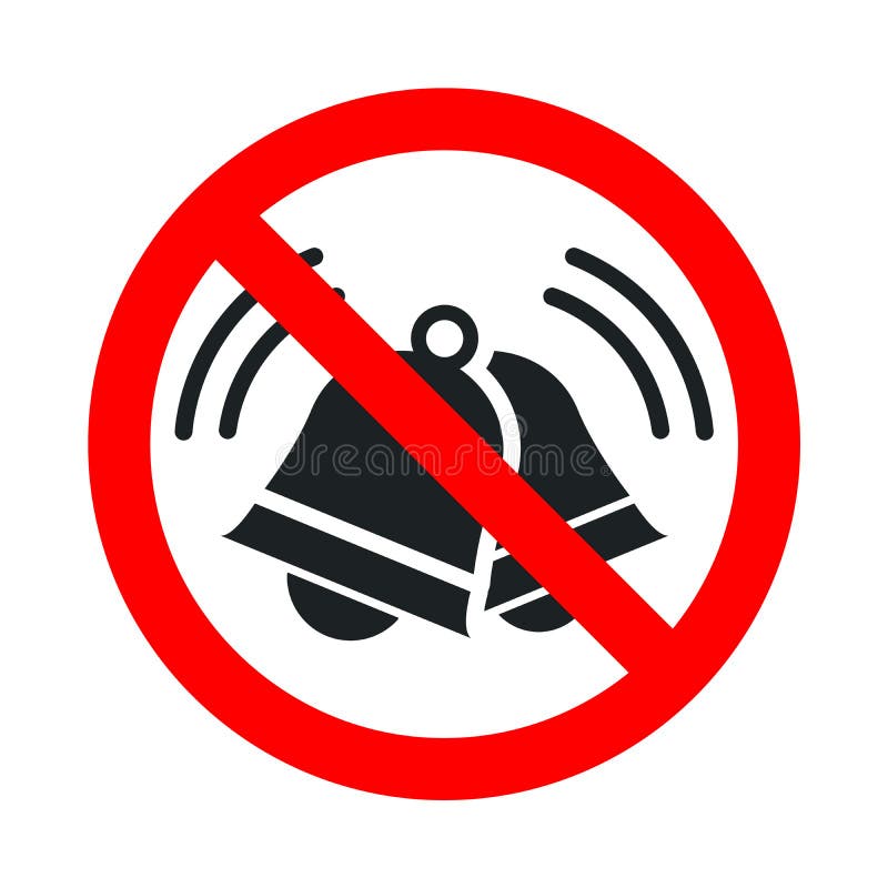 No Music No Noise Red Warning Sign Stock Illustrations – 258 No Music ...