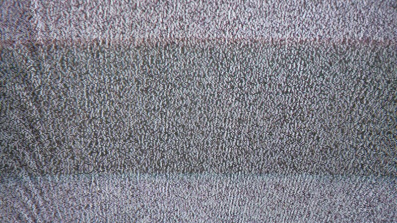 Noise Tv Interference Bad Signal Screen the Television Stock Photo ...