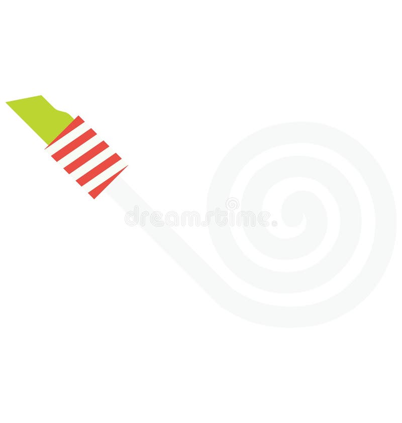 Noisemaker Vector Icon that Can Be Easily Modified or Edit Stock Vector ...