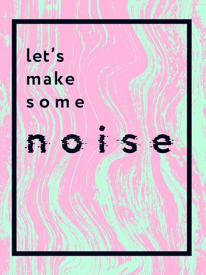 Noisy Abstract Background Tempate Design with Glitch Stock Vector ...