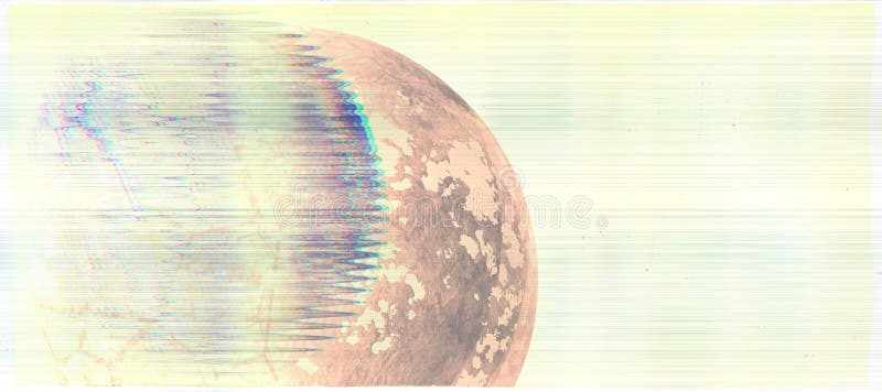 Noisy Disorders Two Grey Brown Overlapping Planets in Paper or ...