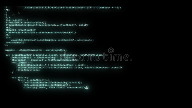 Encrypted Fast Long Scrolling Programming Security Hacking Code Data