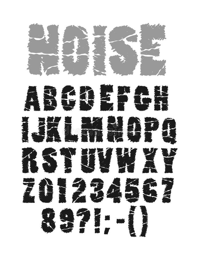 Noisy Vector Texture of Brushed Plaster Wall. Small Elements of Rough ...