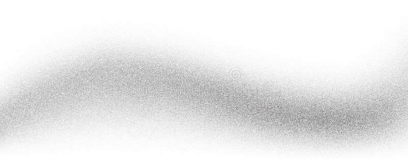 Noisy Grainy Wave. Stipple Gradient Background with Sand. Dotted ...