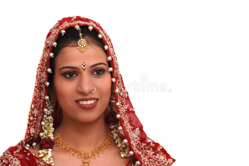 Noiva indiana imagem de stock. Imagem de saree, traje - 12722949