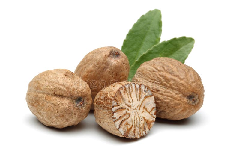Noix de muscade photo stock. Image du arome, nourriture - 61094118