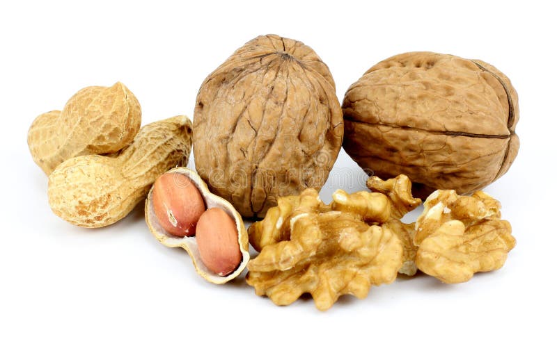 Noix et arachides photo stock. Image du amandes, comestible - 46020012
