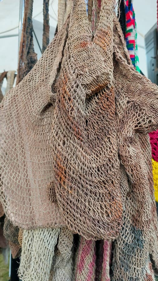 The Noken Bag is a Typical Papuan Bag Stock Photo - Image of hair ...