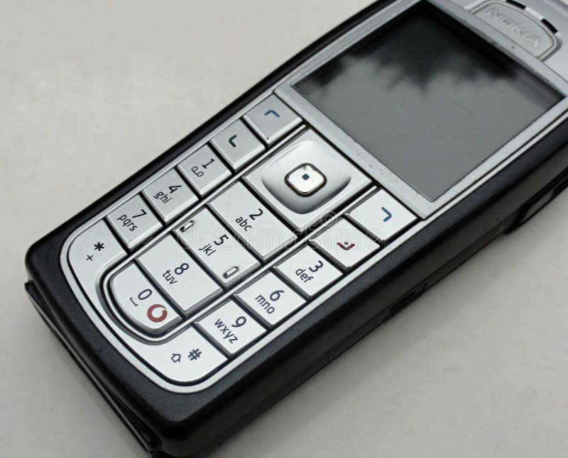 Nokia Mobile Phone Showing Keypad and Screen Editorial Stock Photo ...