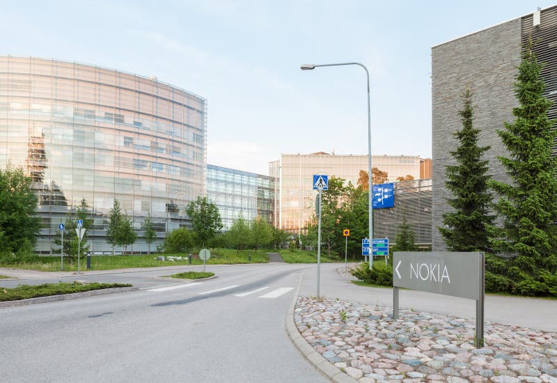 Nokia offices editorial stock photo. Image of sign, building - 38008223