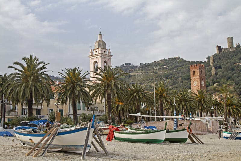 Noli foto de archivo. Imagen de italiano, playa, palma - 56354796