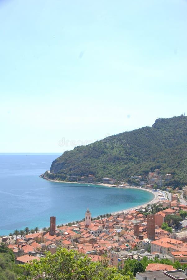 Noli, Liguria - Italy stock image. Image of view, water - 104564091