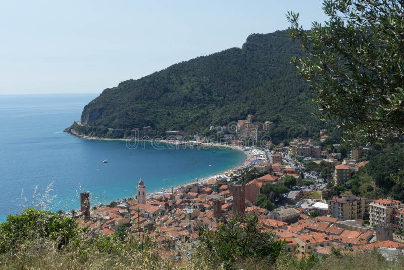 Noli, Liguria - Italy stock image. Image of mediterranean - 120039847