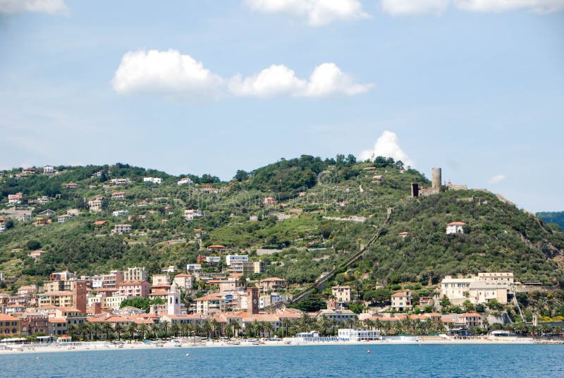 Noli, Liguria - Italy stock photo. Image of liguria, skyline - 94081758
