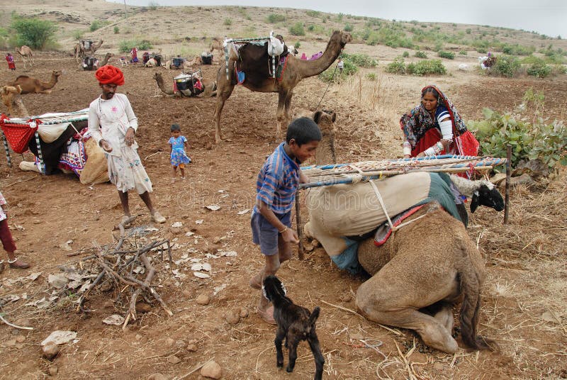 Nomad People In India Editorial Photo - Image: 18619911