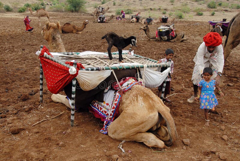 Nomad People in India editorial stock image. Image of busy - 18619949