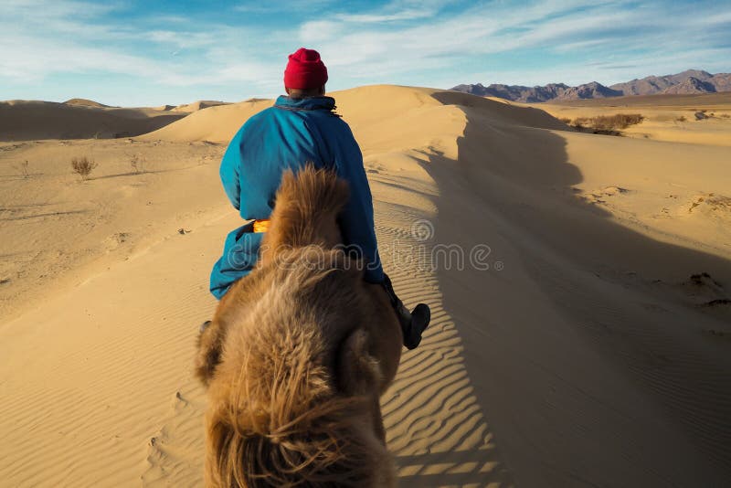 Nomad Riding camel editorial image. Image of shadow - 162814205