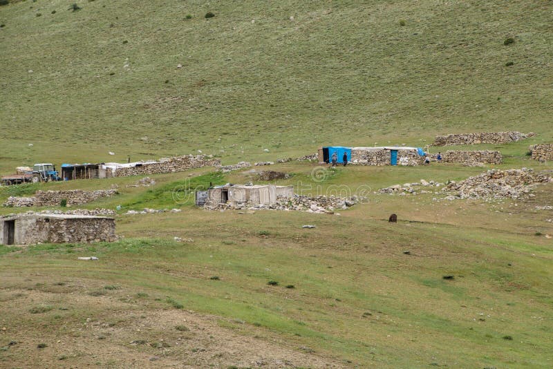 Nomad summer encampments stock photo. Image of summer - 43718098