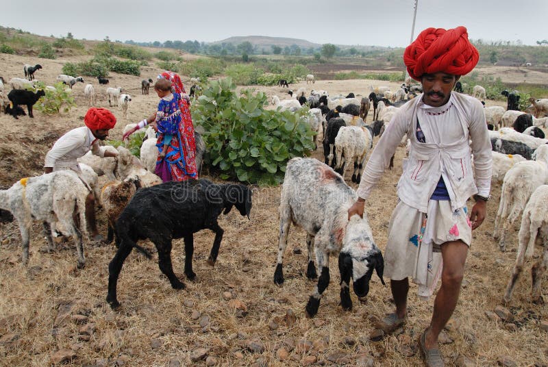 Nomade-Leute in Indien redaktionelles stockbild. Bild von geöffnet ...