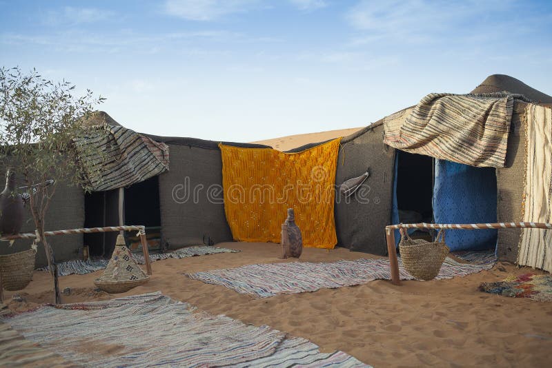 Nomadic tent camp stock image. Image of outside, tent - 33546679