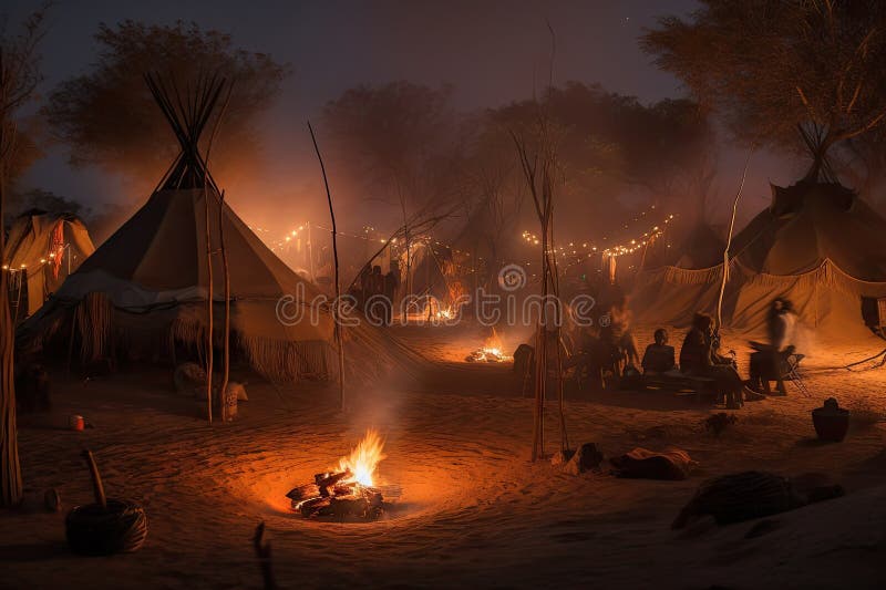 Nomadic Tents Stock Illustrations – 66 Nomadic Tents Stock ...