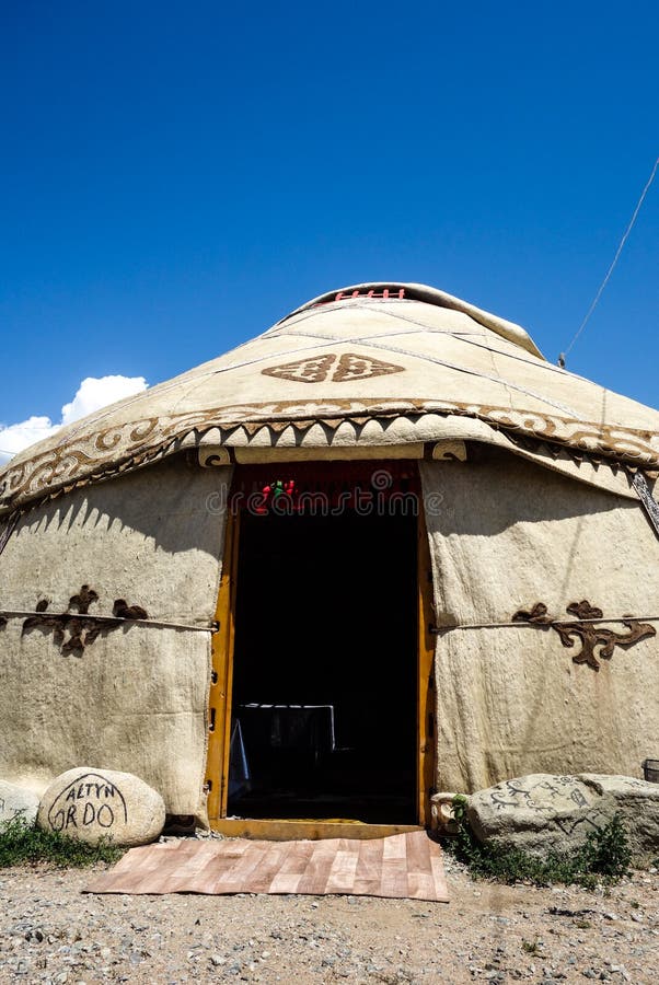 Nomadic Yurts during Summer Season Stock Photo - Image of indigenous ...