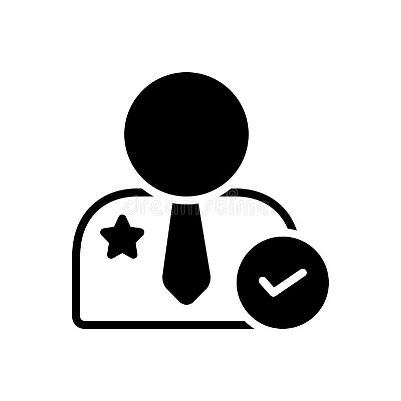 Black Solid Icon for Nominate, Propose and Transmigrate Stock Vector ...