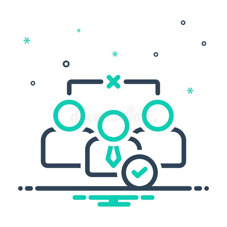 Mix Icon for Nomination, Enrolment and Select Stock Vector ...