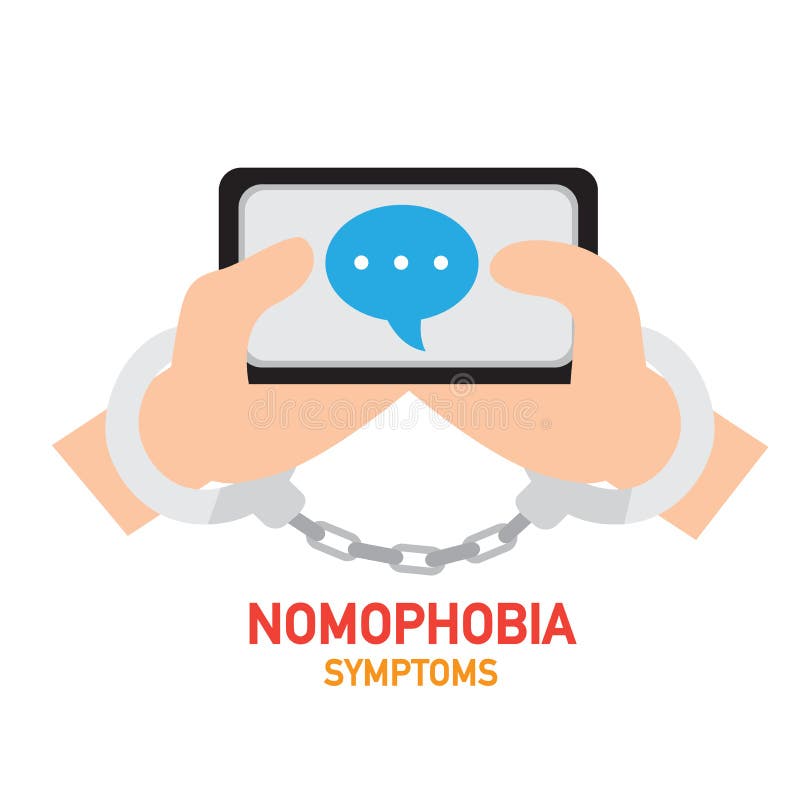Nomophobia Symptoms Infographic Stock Vector - Illustration of smart ...