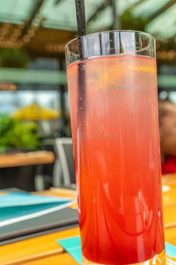 Non Alcoholic Cocktail Served at a Restaurant Brunch Stock Photo ...