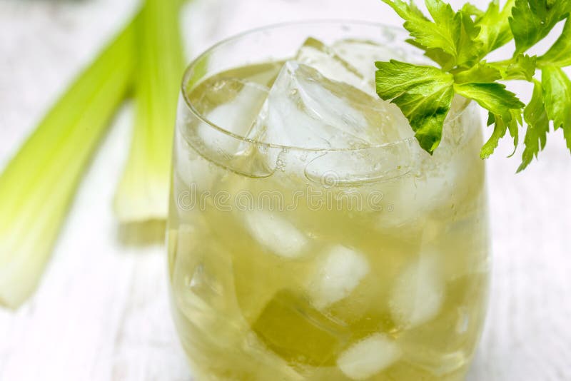 Non-Alcoholic Fresh Celery Cocktail Stock Photo - Image of vegetable ...